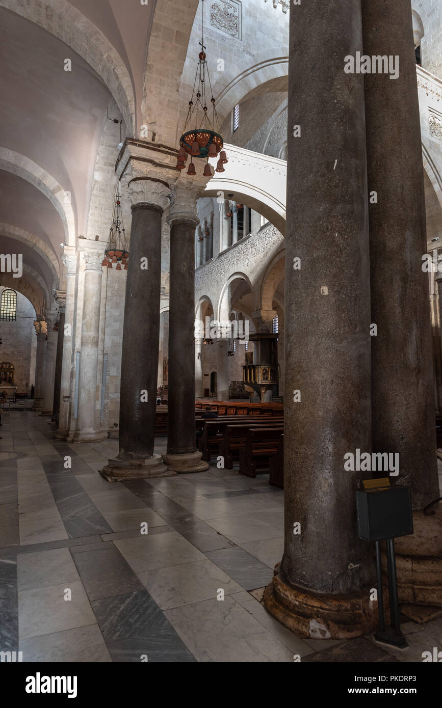 Ancient Basilica of San Nicola, Bari Stock Photo - Alamy