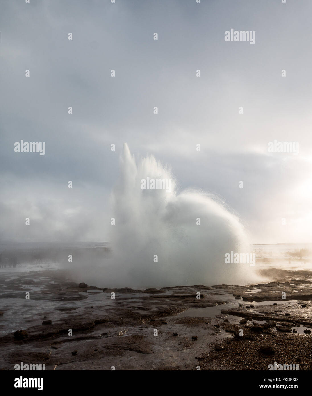 Strokkur geysir iceland geothermal hi-res stock photography and images ...