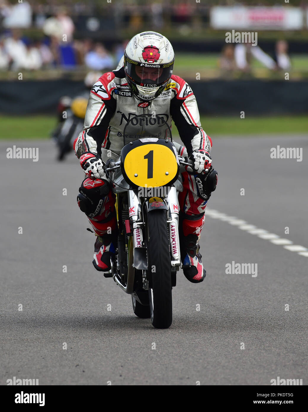 John McGuinness, Glen English, Manx Norton, Barry Sheene Memorial ...