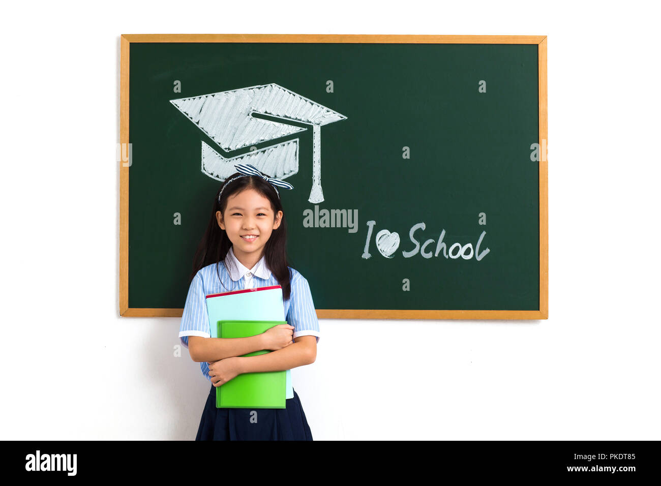 Cute little girls in the classroom Stock Photo - Alamy