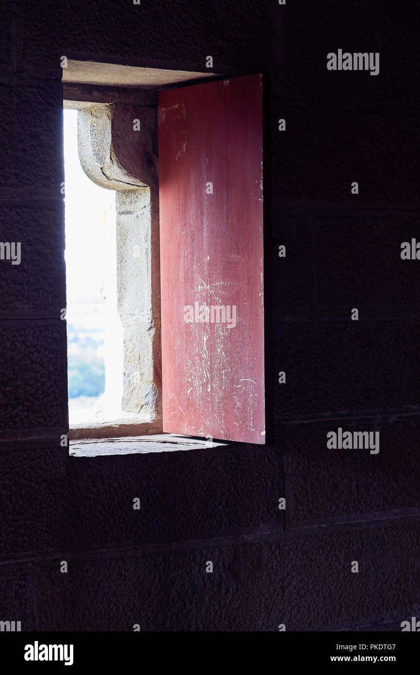 Window in a castle Stock Photo - Alamy