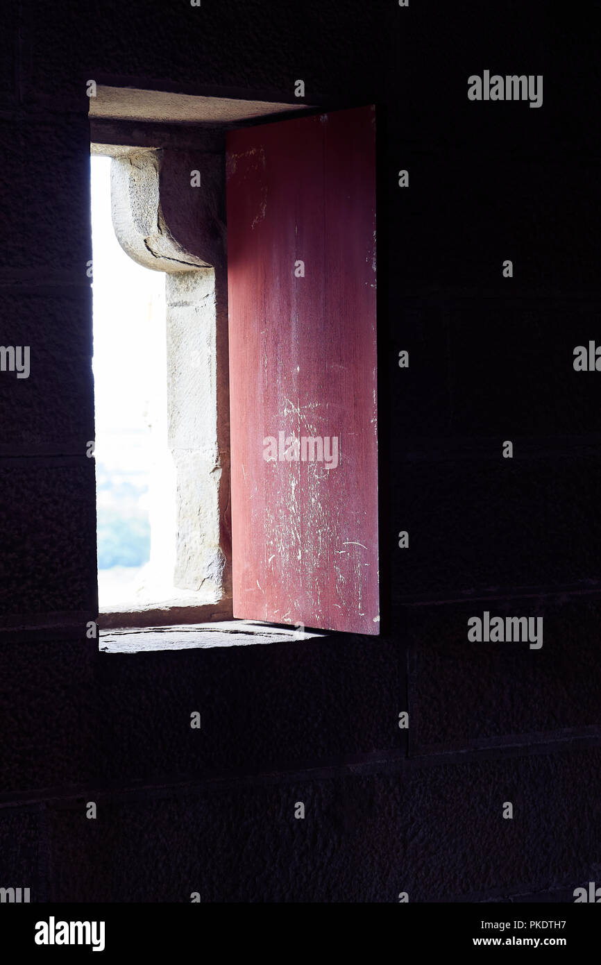 Window in a castle Stock Photo - Alamy
