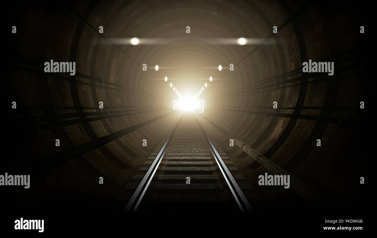 Subway underground corridor Stock Photo - Alamy