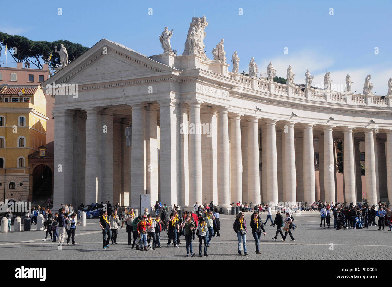 Italy, Lazio, Rome, Vatican City, St Peter's Square, Bernini's ...