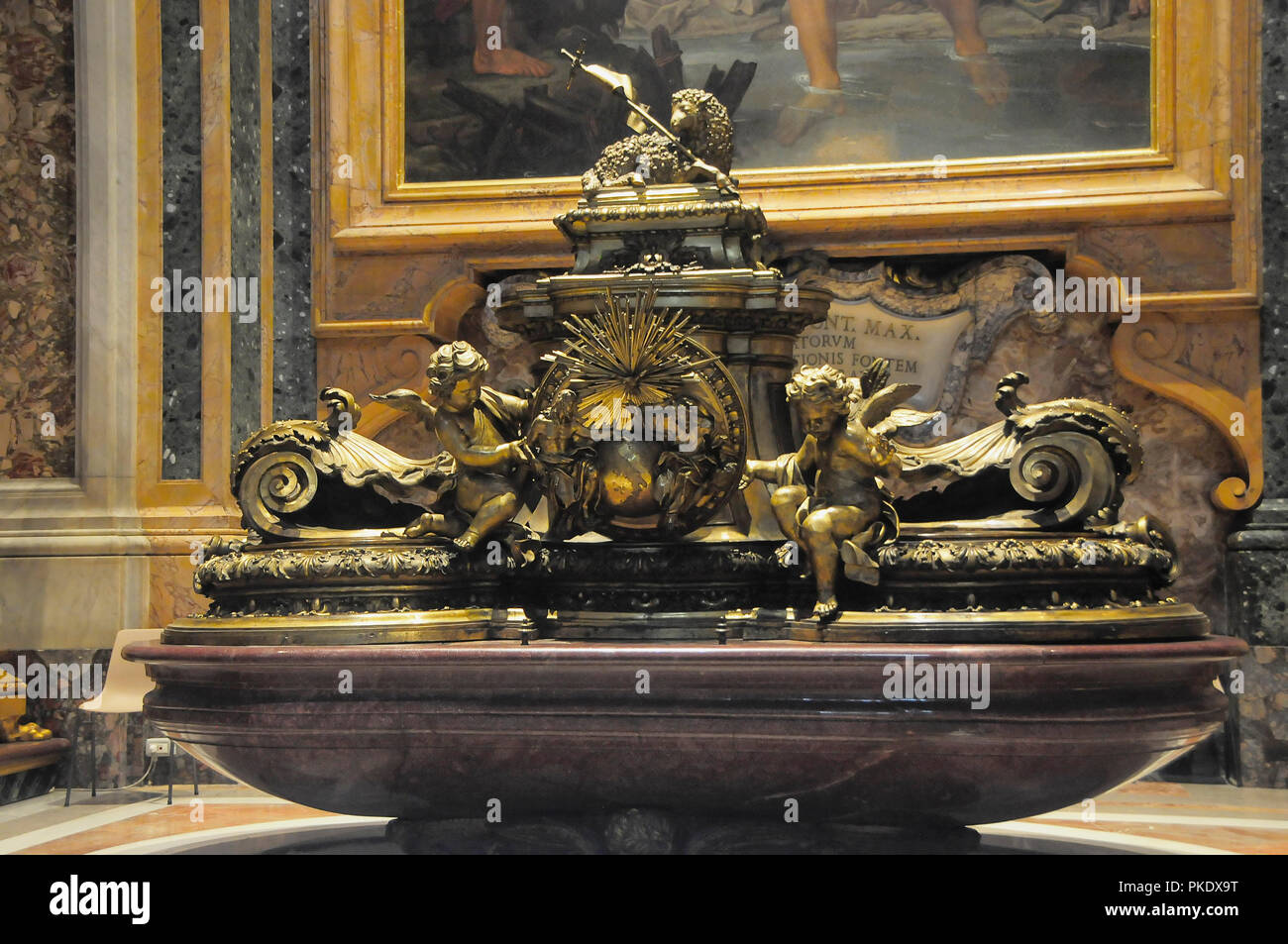 Baptismal font vatican hi-res stock photography and images - Alamy