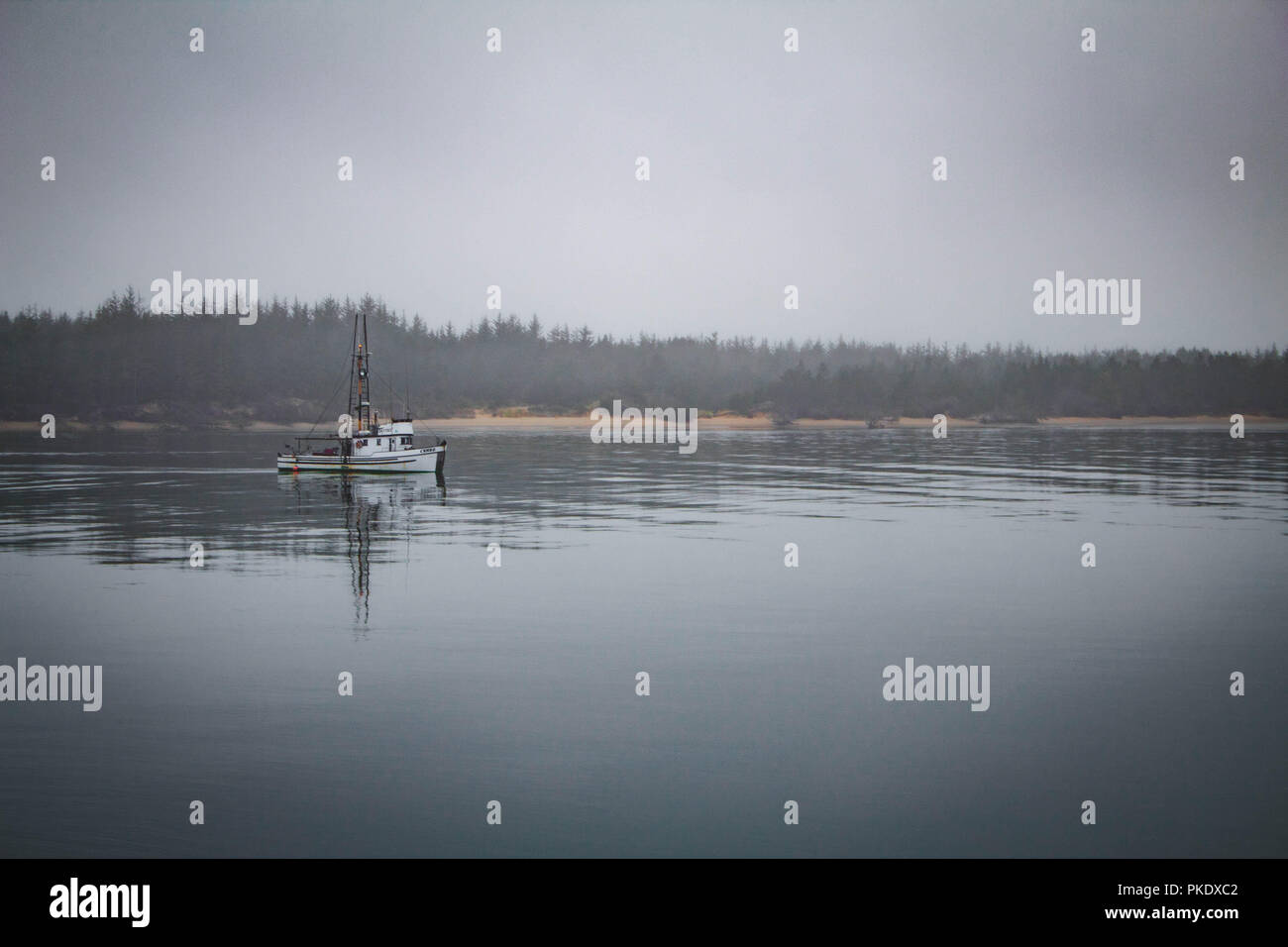 Winchester bay Oregon Marina Stock Photo - Alamy