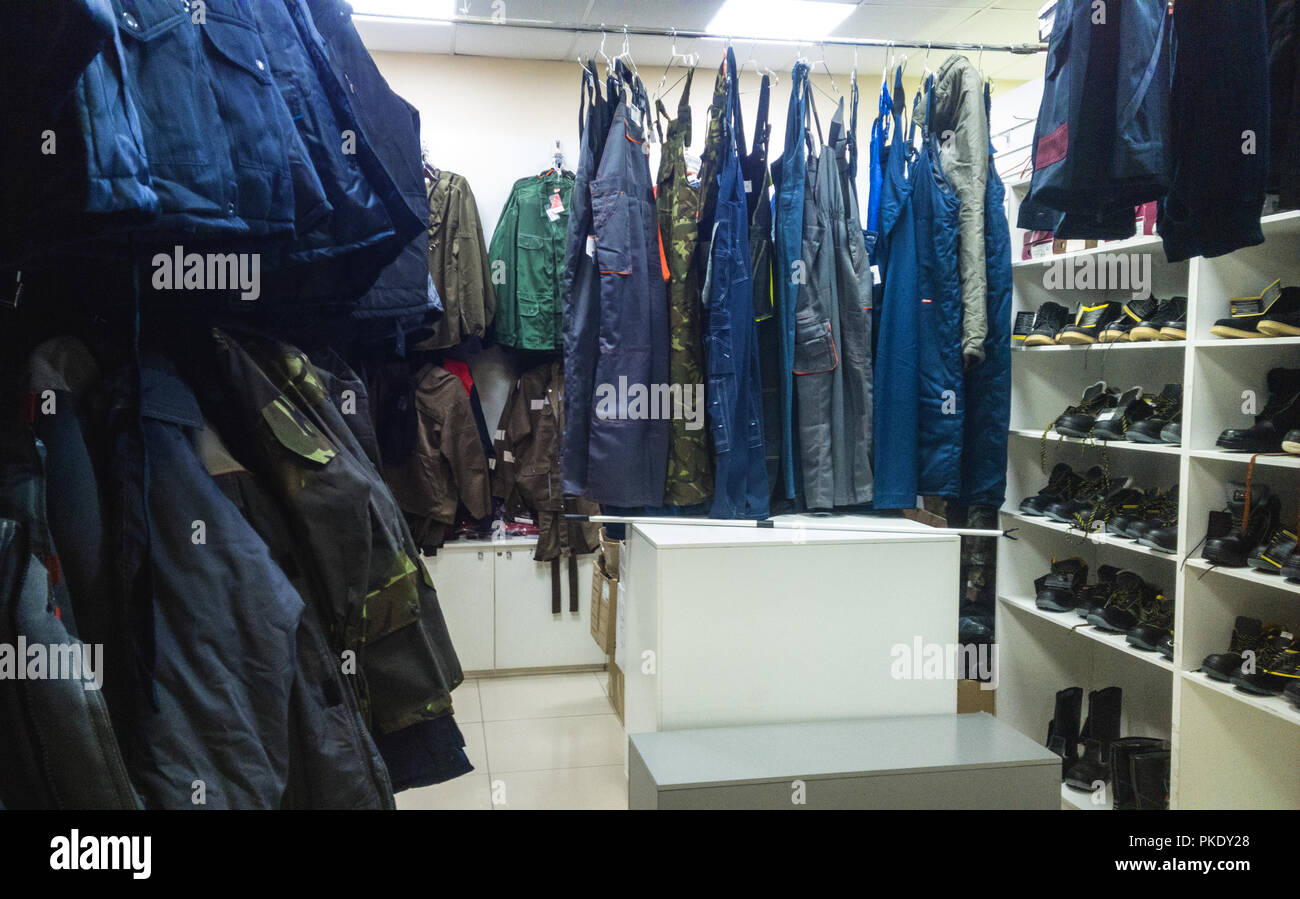 working clothes shop Stock Photo - Alamy