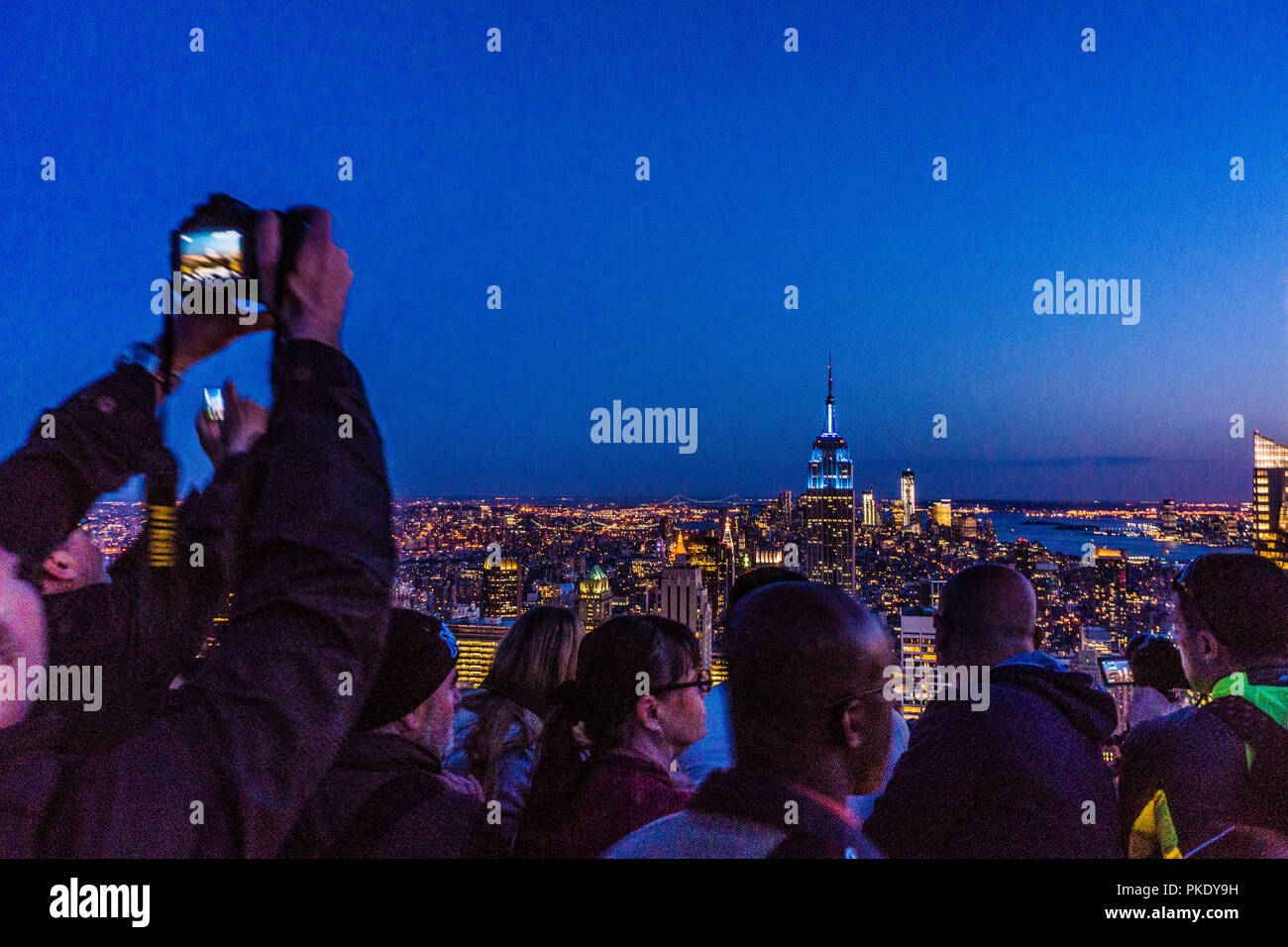 Top of The Rock Observation Deck Rockefeller Center Manhattan New York ...