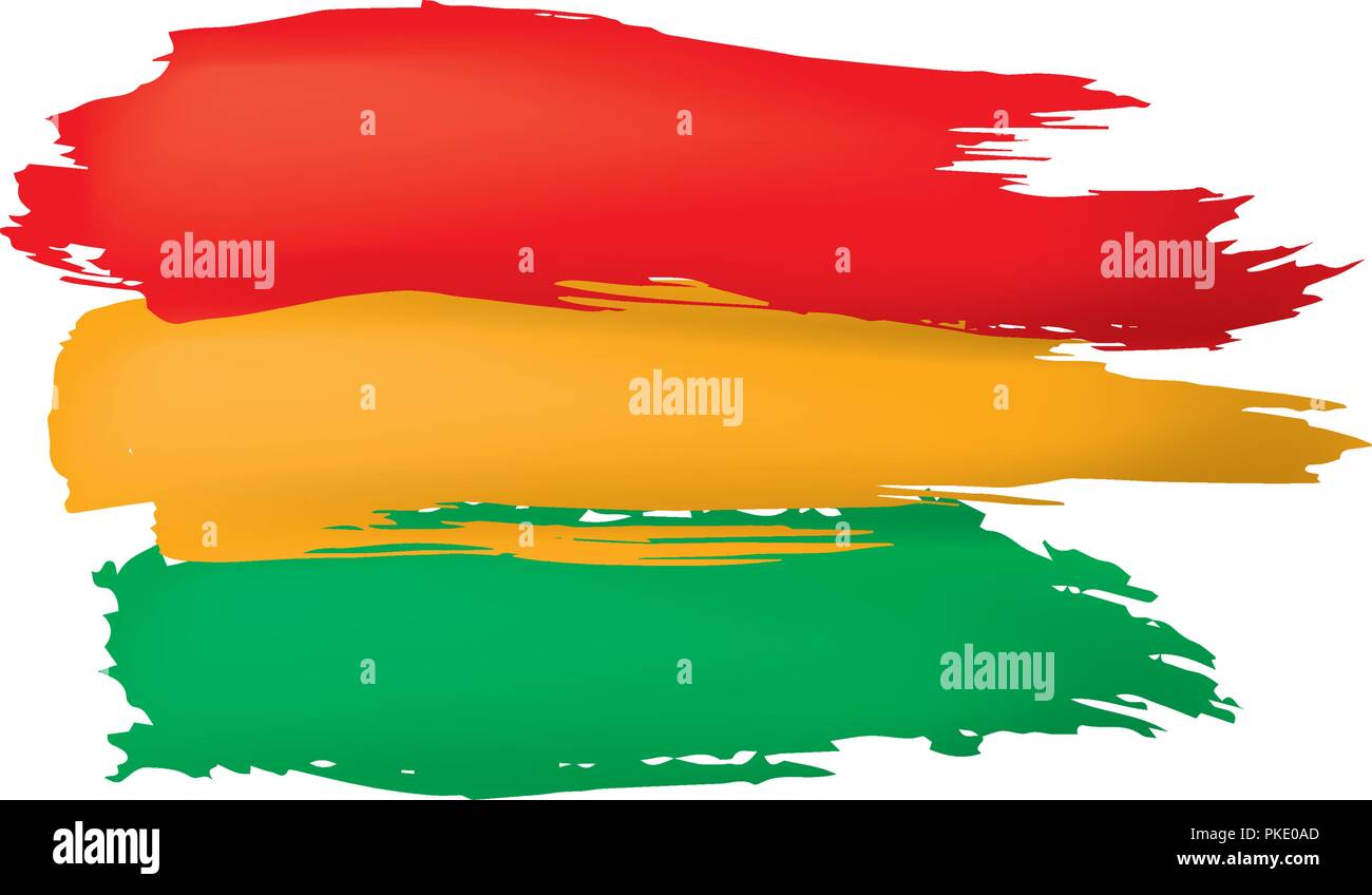 Bolivia flag, vector illustration on a white background Stock Vector ...