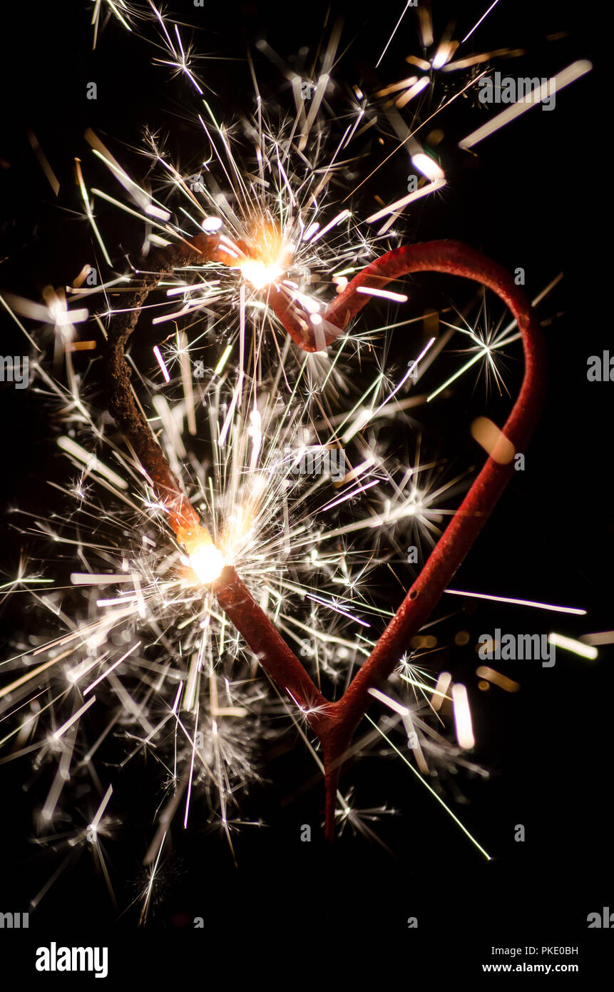 Fiery sparkles hi-res stock photography and images - Alamy