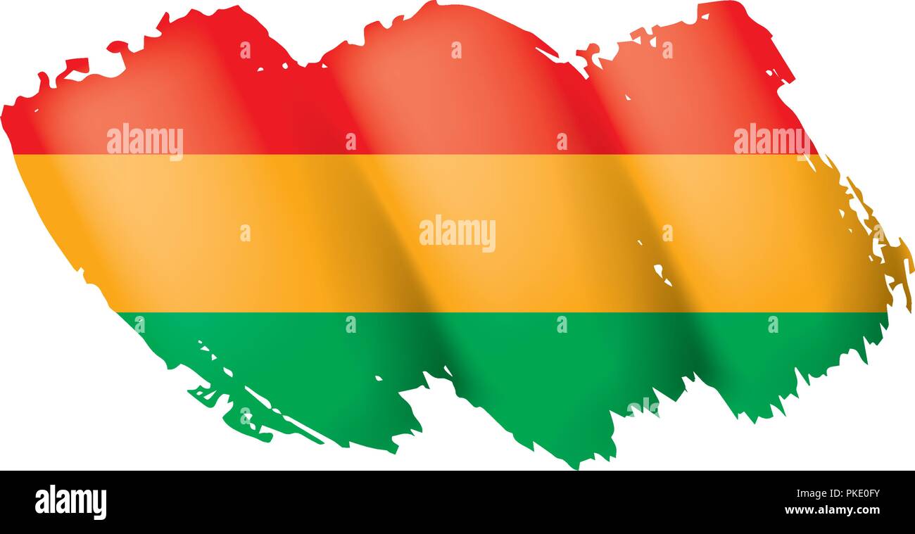 Bolivia flag, vector illustration on a white background Stock Vector ...
