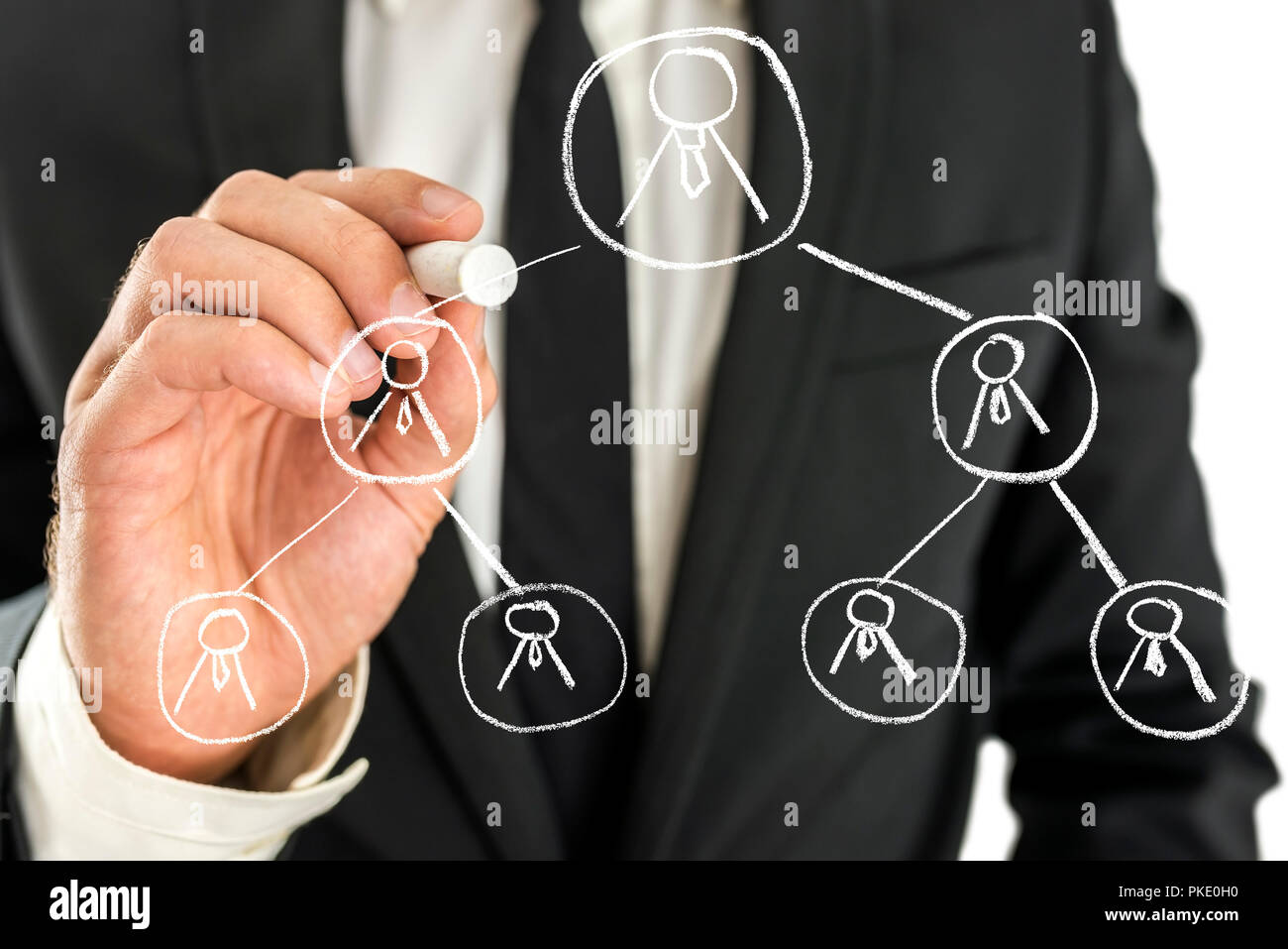 Organization chart corporate hierarchy hi-res stock photography and ...