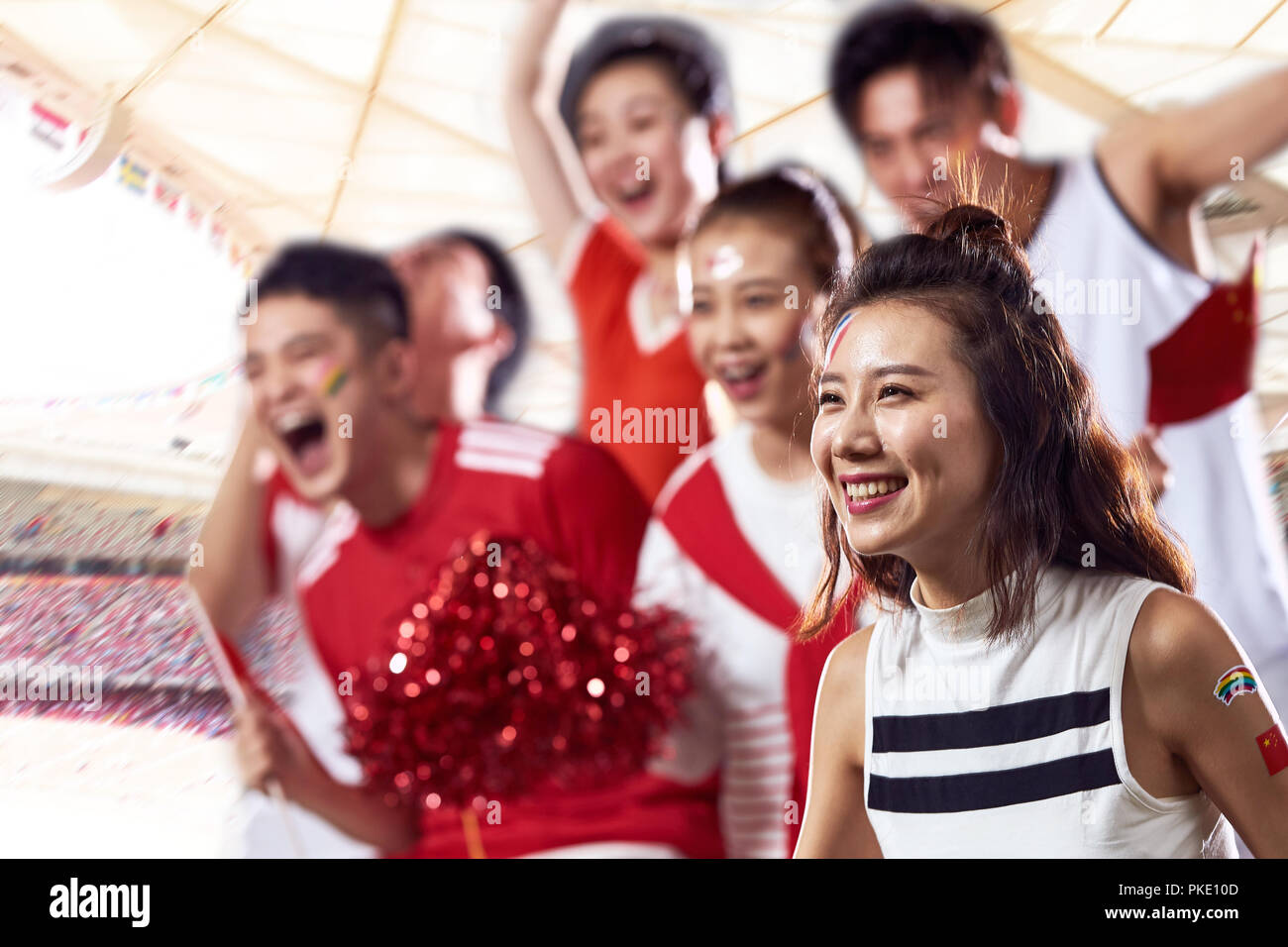 The young fans Stock Photo - Alamy