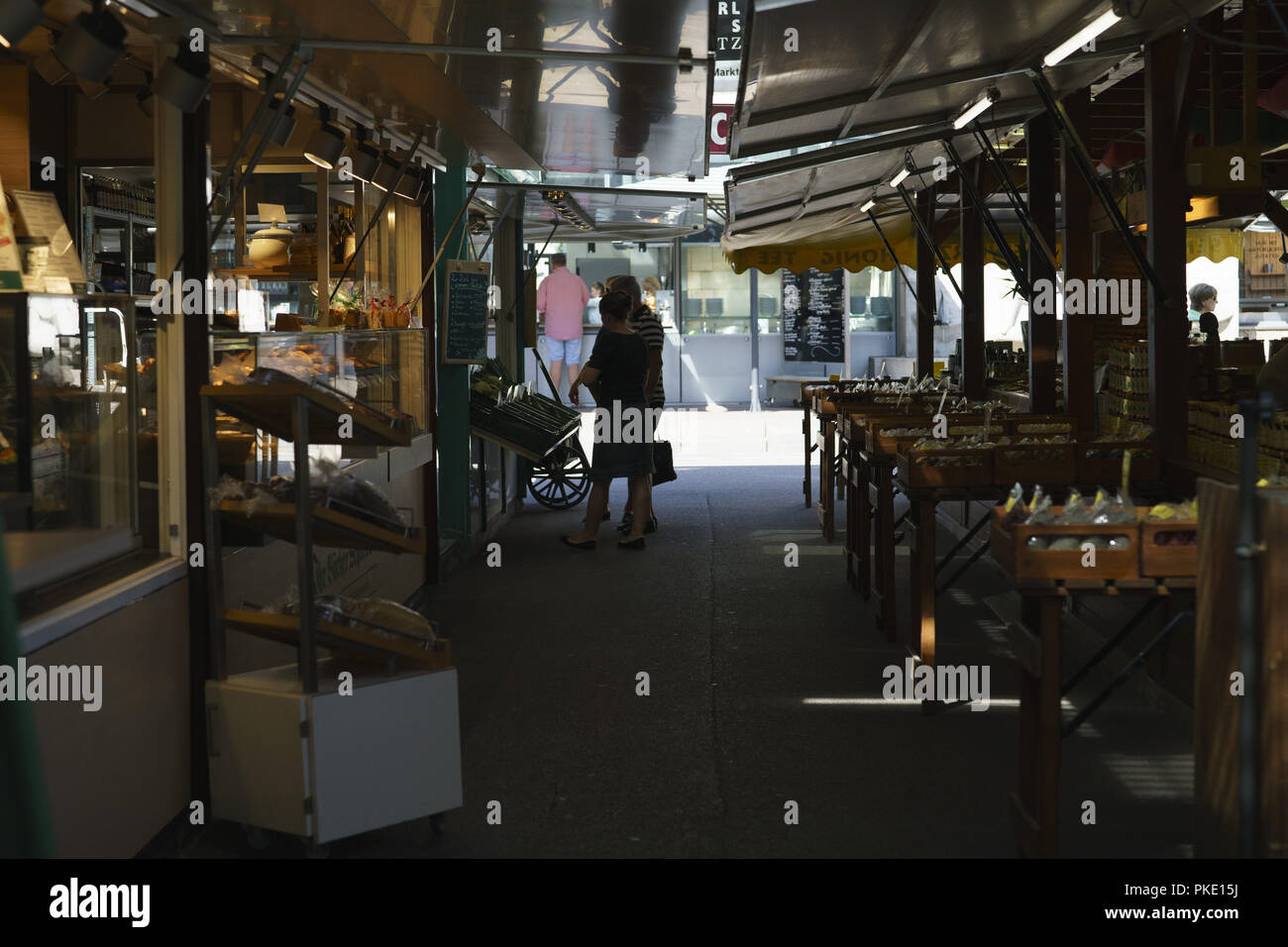 The carlsplatz is the oldest market still operated in dusseldorf hi-res ...