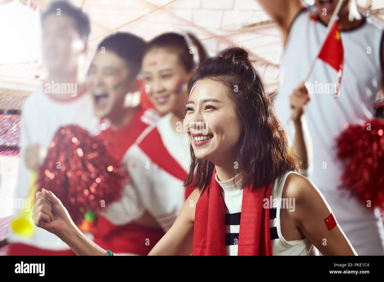 The young fans Stock Photo - Alamy