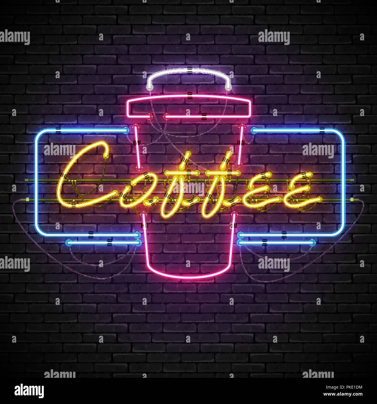 Red glowing font in Stock Vector Images - Alamy