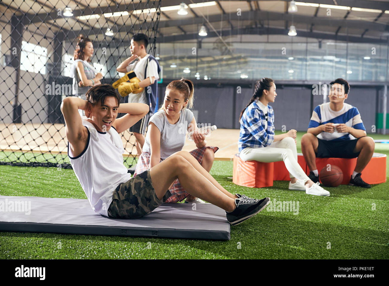 Full length warm up warming hi-res stock photography and images - Alamy