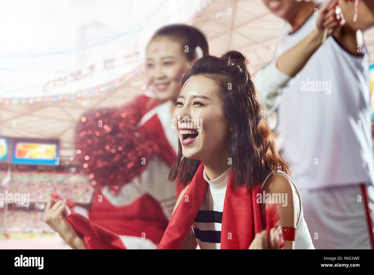 The young fans Stock Photo - Alamy