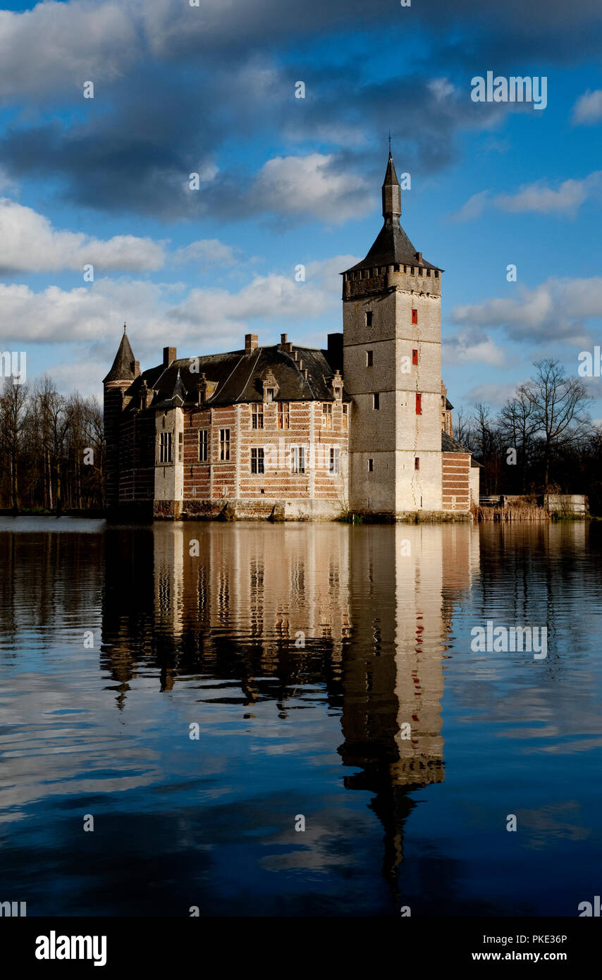 The 15th Century "Kasteel van Horst" castle of Horst in Sint-Pieters ...