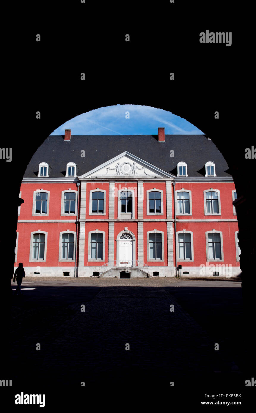 The abbey-palace of the Abbey of the Prince-Bishops of Stavelot in the ...