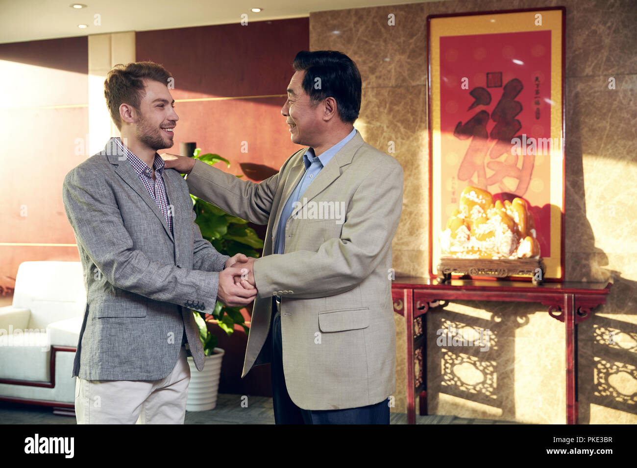 International business negotiation Stock Photo - Alamy