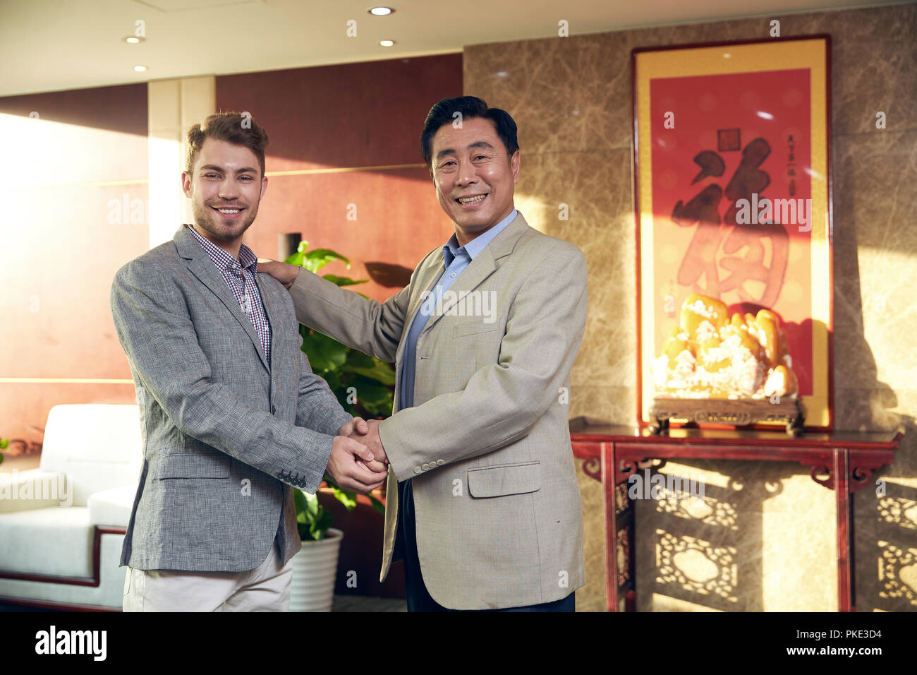 International business negotiation Stock Photo - Alamy