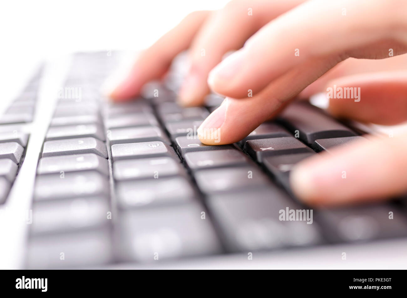 Computer programmer isolated female hi-res stock photography and images ...
