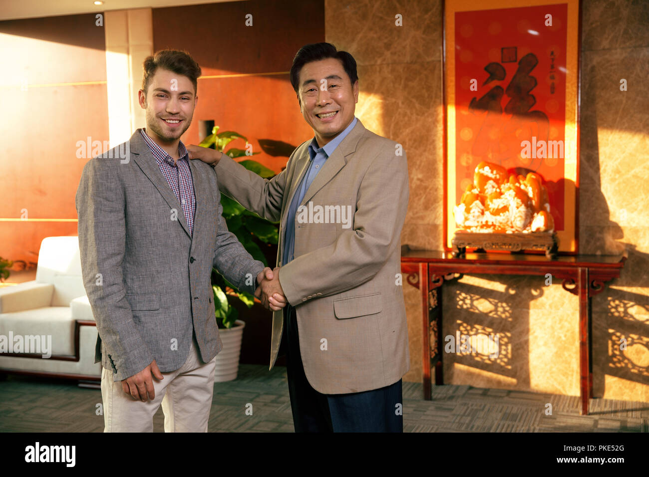 International business negotiation Stock Photo - Alamy
