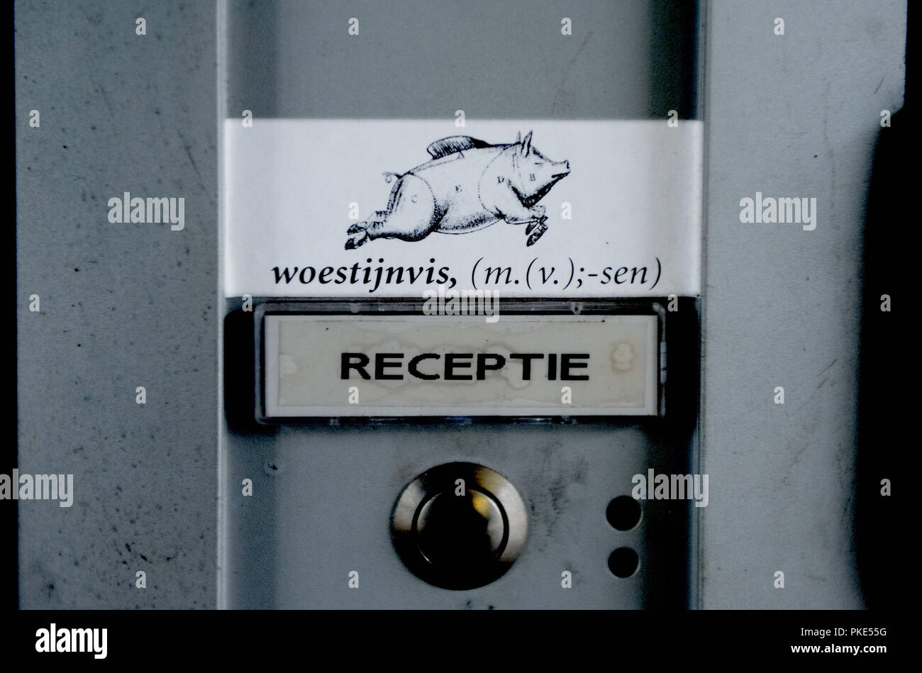 The anonymous headquarters of television production company Woestijnvis ...