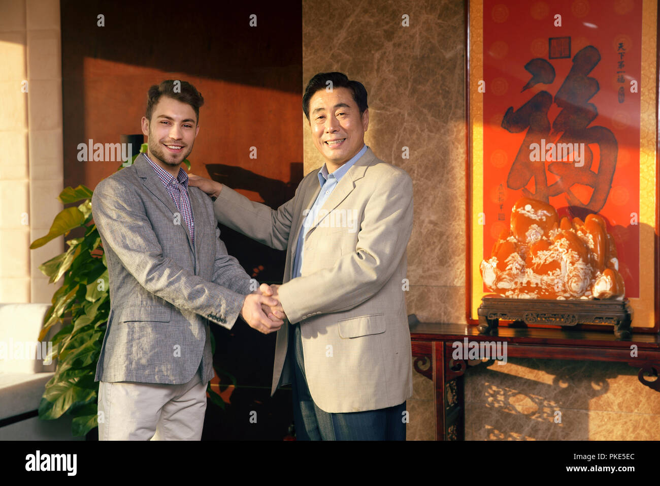 International business negotiation Stock Photo - Alamy
