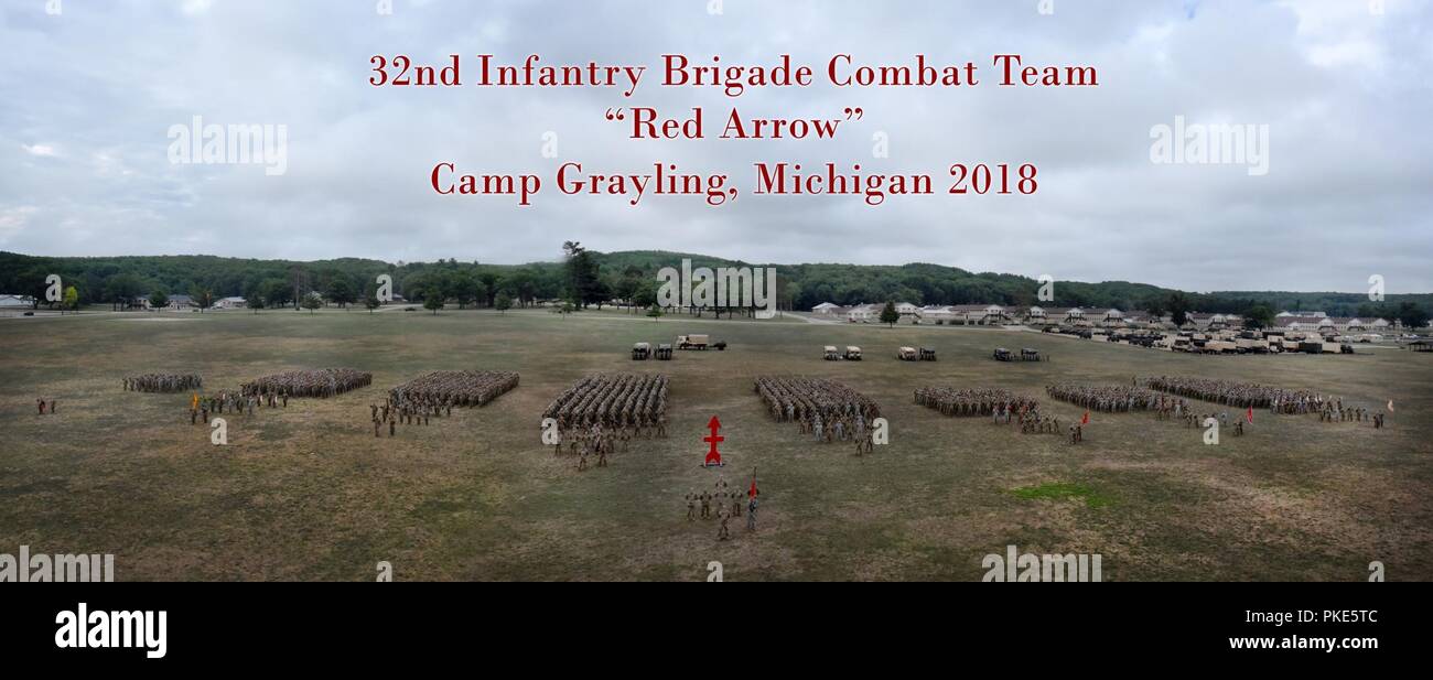 The Soldiers of the 32nd "Red Arrow" Infantry Brigade Combat Team ...
