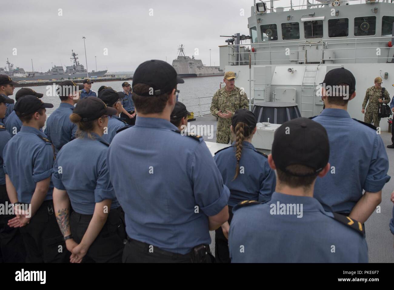 SAN DIEGO (July 26, 2018) Rear Adm. Dave Welch, commander, Task Force ...