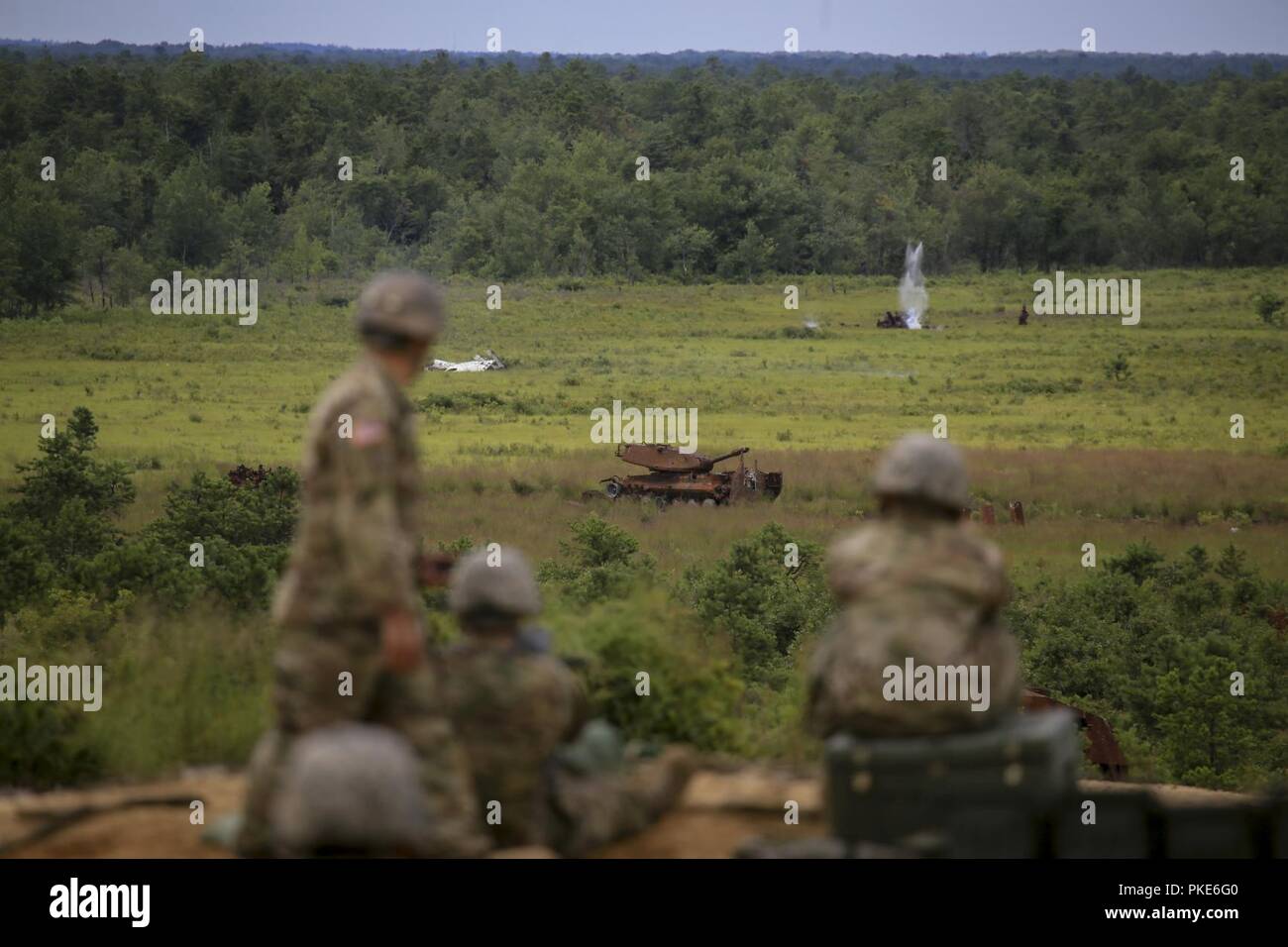 U.S. Army Soldiers from the New Jersey National Guard’s D Company, 1st ...