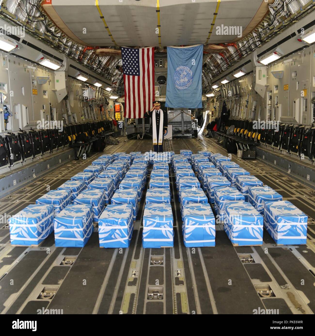 United Nations Command Chaplain U. S. Army Col. Sam Lee performs a ...