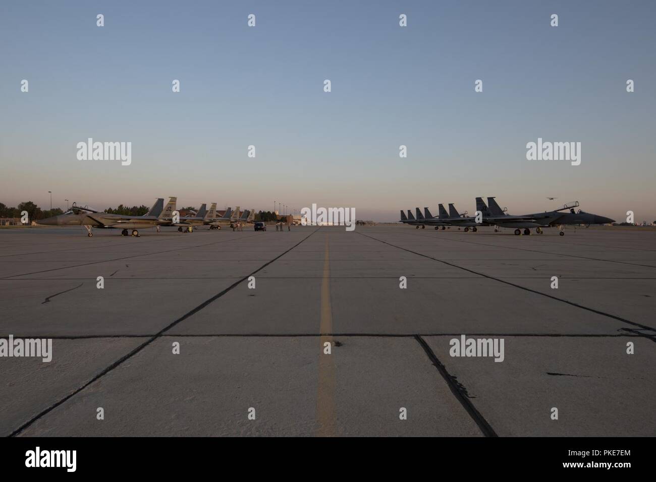 F-15Cs from the 122nd Fighter Squadron of the 159th Fighter Wing, Naval ...