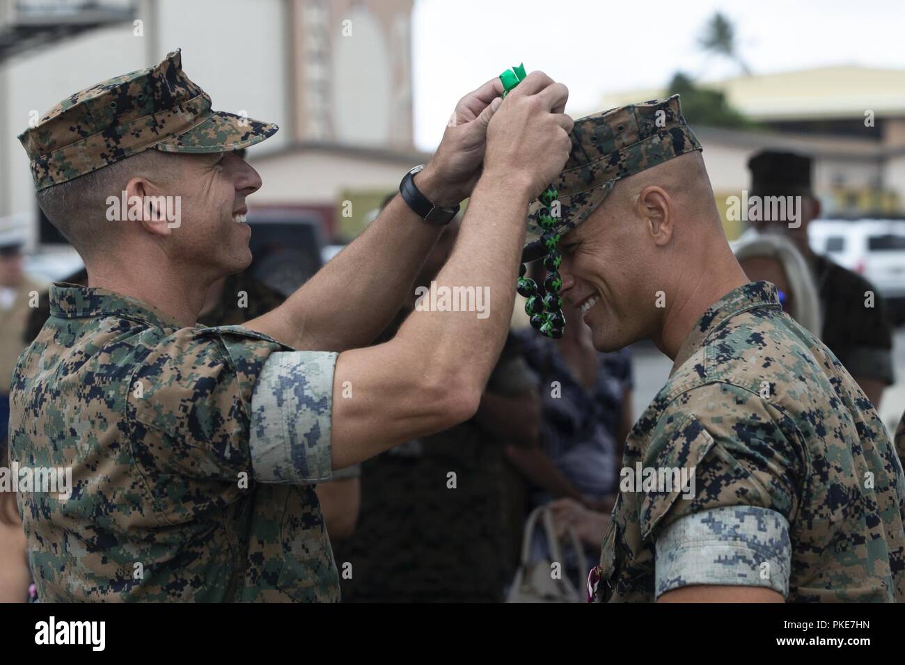 U.S. Marine Corps Lt. Col. Frank Mikoski, commanding officer, Marine ...