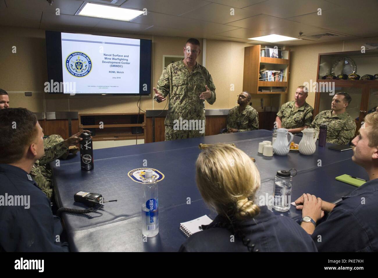 SAN DIEGO (July 26, 2018) Rear Adm. Dave Welch, commander, Naval ...