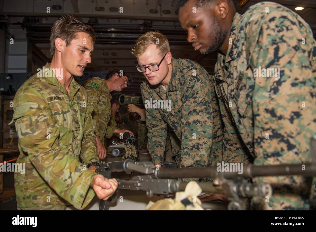 PACIFIC OCEAN (July 25, 2018) Australian Army Corporal Oliver Brandon ...