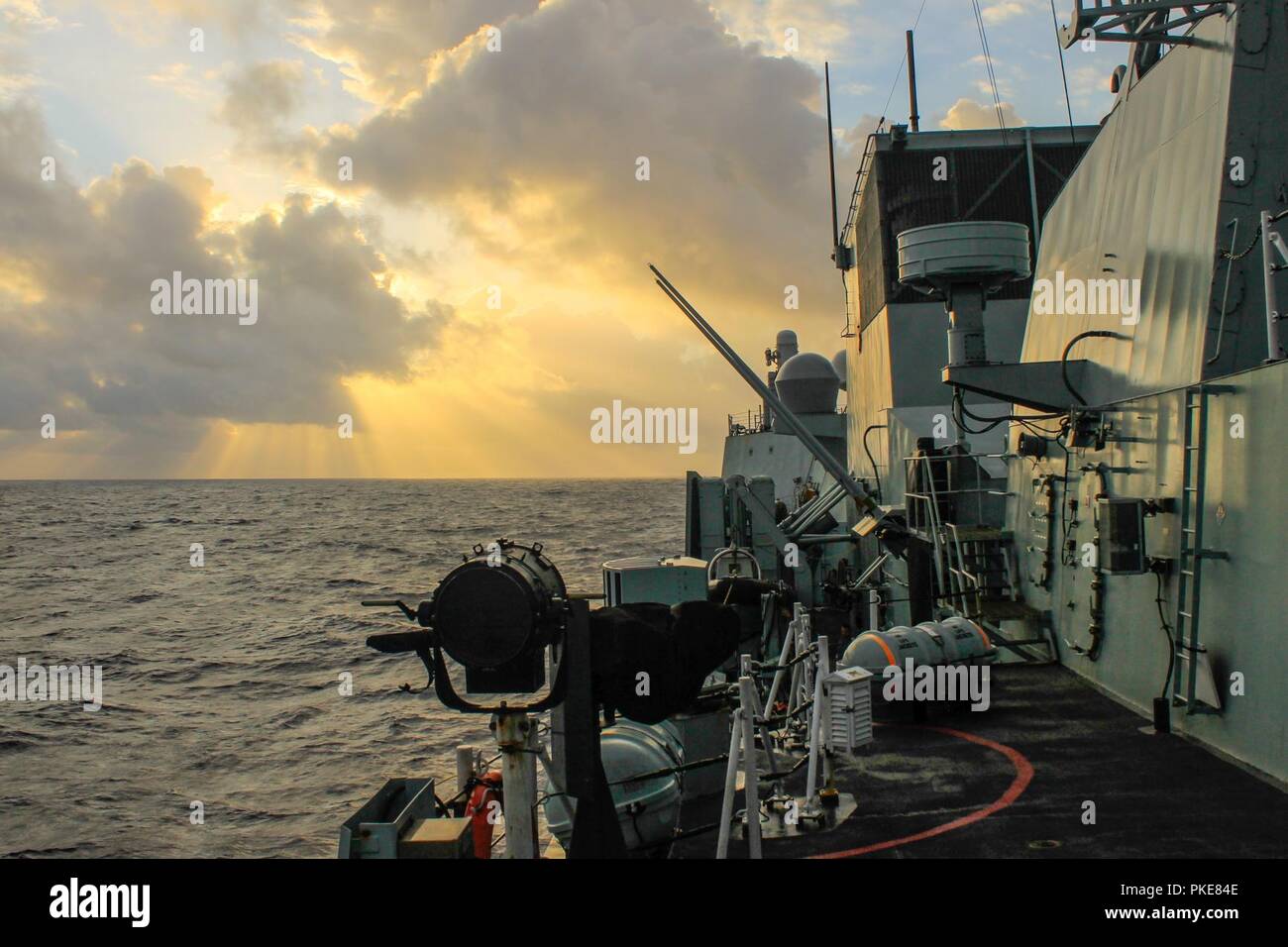 PACIFIC OCEAN (July 27, 2018) Royal Canadian Navy frigate HMCS Ottawa ...