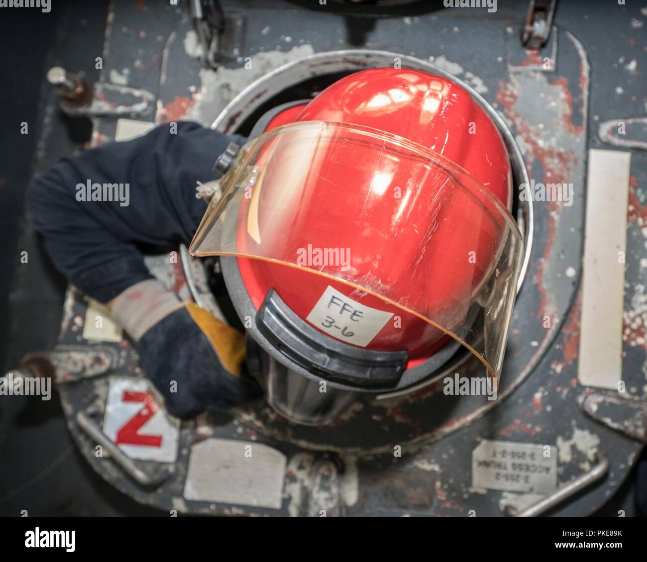 PACIFIC OCEAN (July 28, 2018) Culinary Specialist Seaman Jordan Regan ...