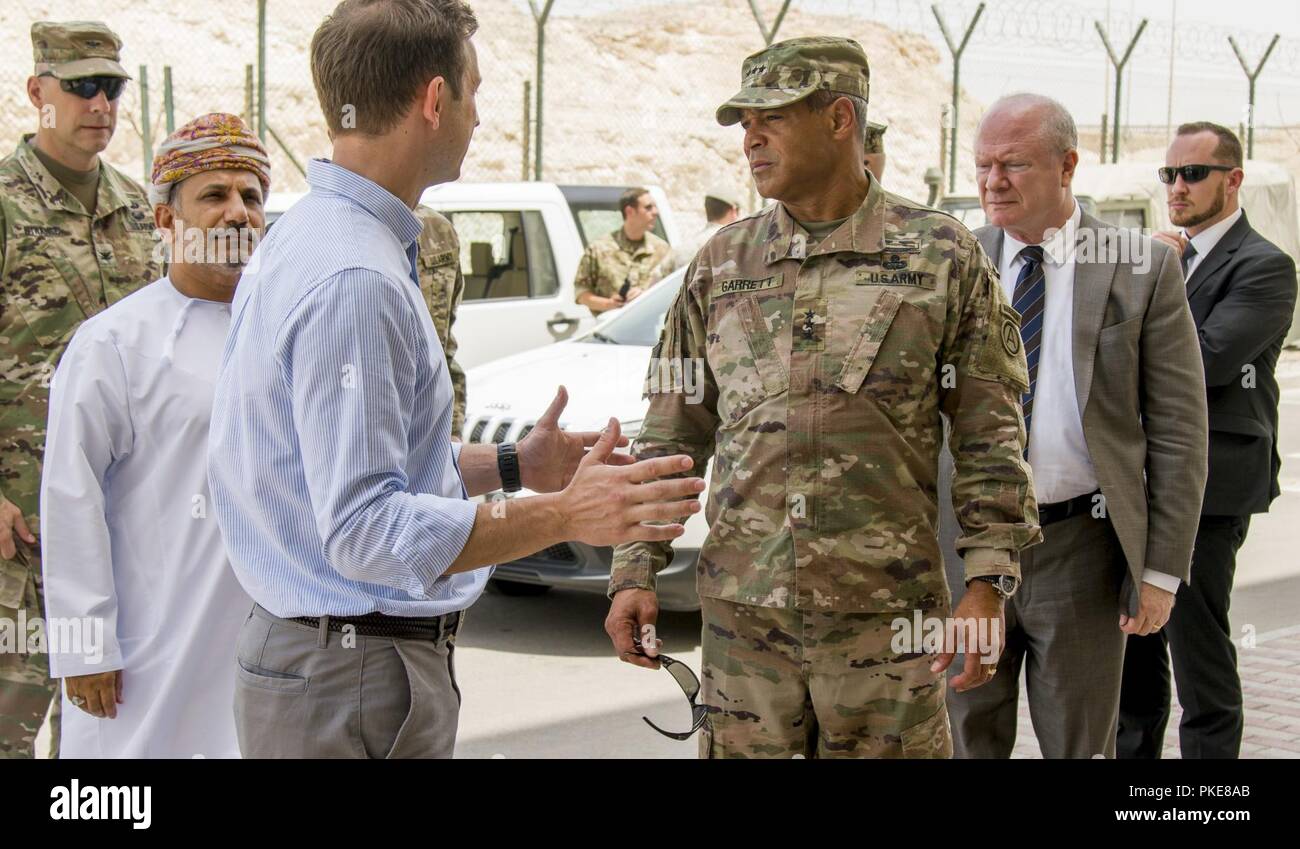 U.S. Army Lt. Gen. Michael X. Garrett, U.S. Army Central commander ...