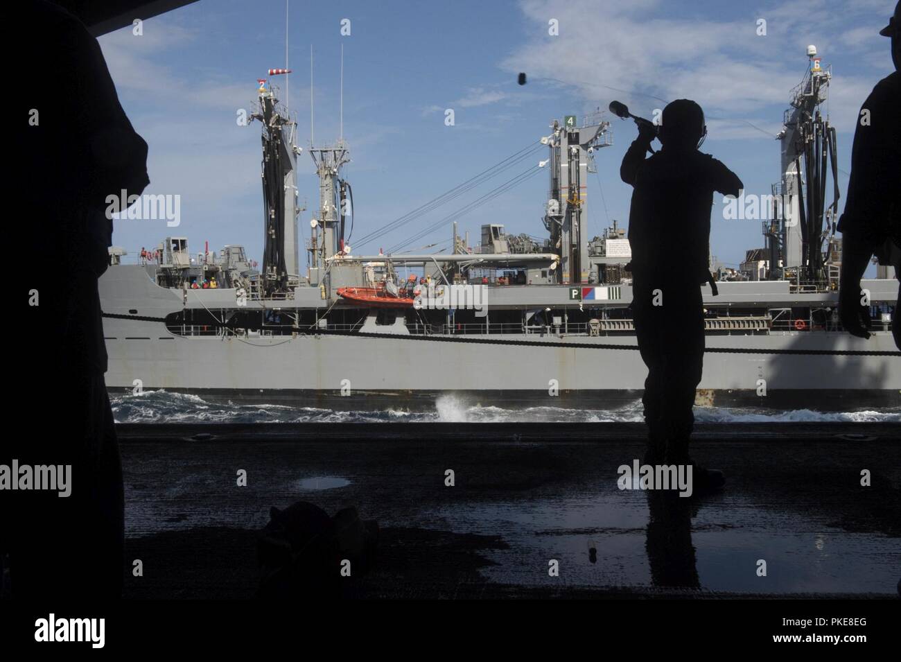 ATLANTIC OCEAN (July 28, 2018) Gunner's Mate Seaman Apprentice Halden ...