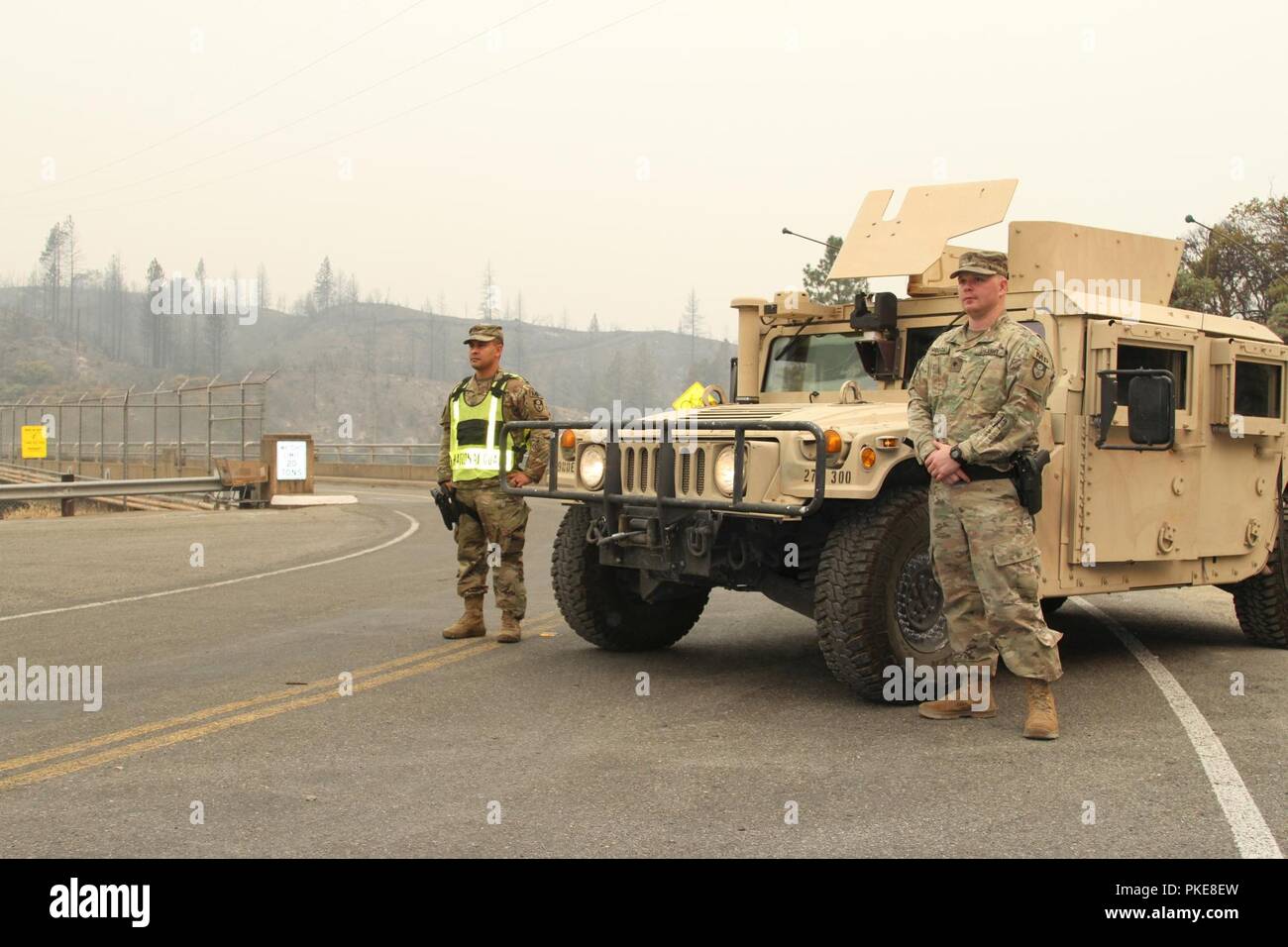 Sgt. Jesus Valencia and Spc. Cameron Hodges of the California Army ...