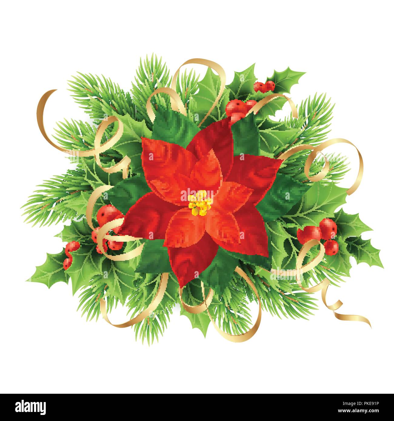 Happy merry christmas red Cut Out Stock Images & Pictures - Alamy