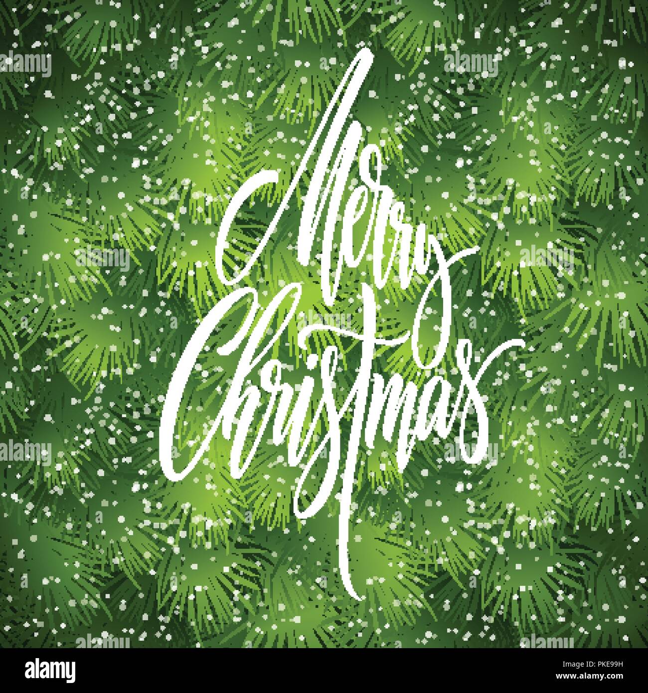Merry christmas xmas tree Stock Vector Images - Alamy