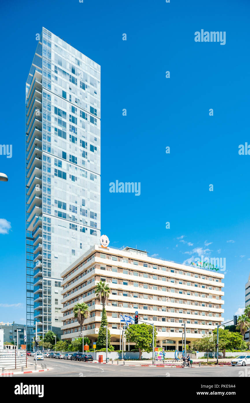 Israel, Tel Aviv - 08 September 2018: Labour Sick Fund Headquarters ...