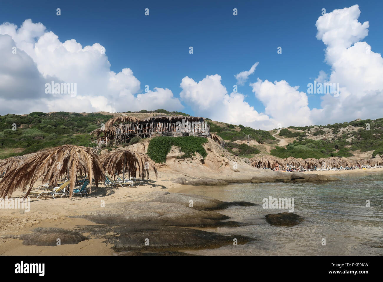 Tigania beach - Sithonia, Greece Stock Photo - Alamy