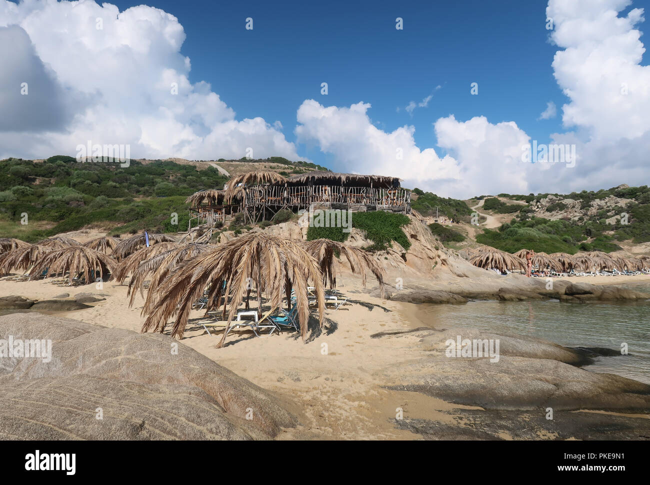 Tigania beach - Sithonia, Greece Stock Photo - Alamy
