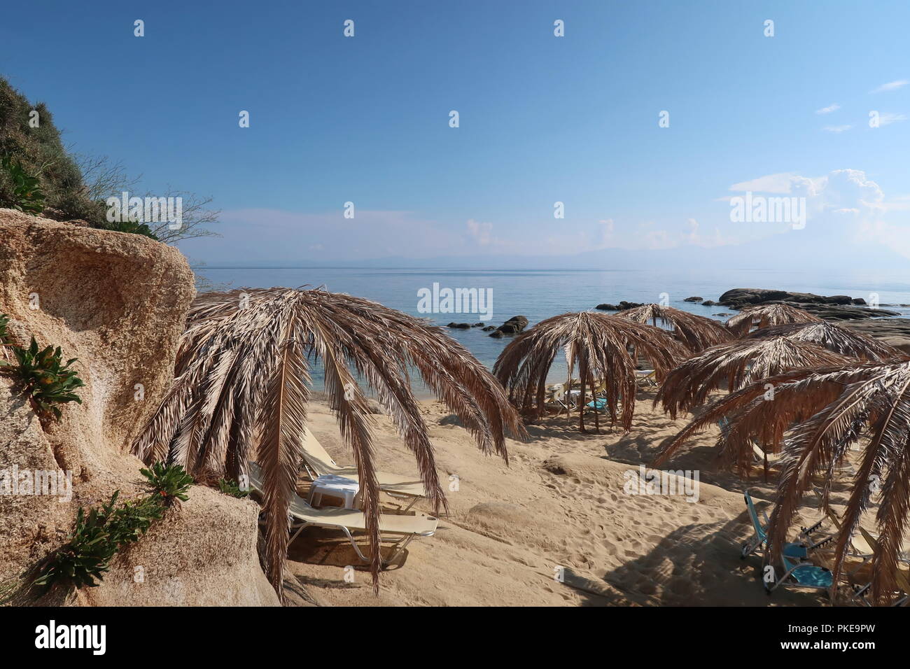 Tigania beach - Sithonia, Greece Stock Photo - Alamy