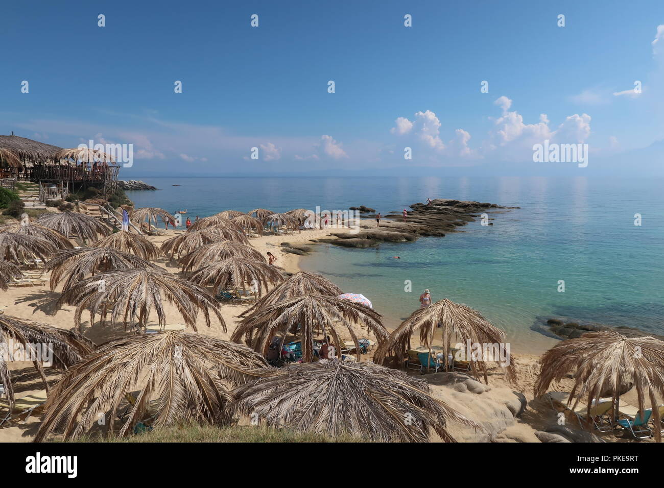 Tigania beach - Sithonia, Greece Stock Photo - Alamy